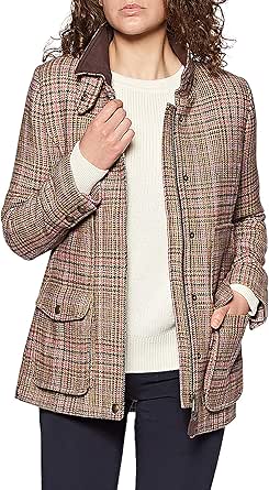 Amazon.com: Joules Women's Fieldcoat, Pink Tweed, 6 : Clothing, Shoes ...