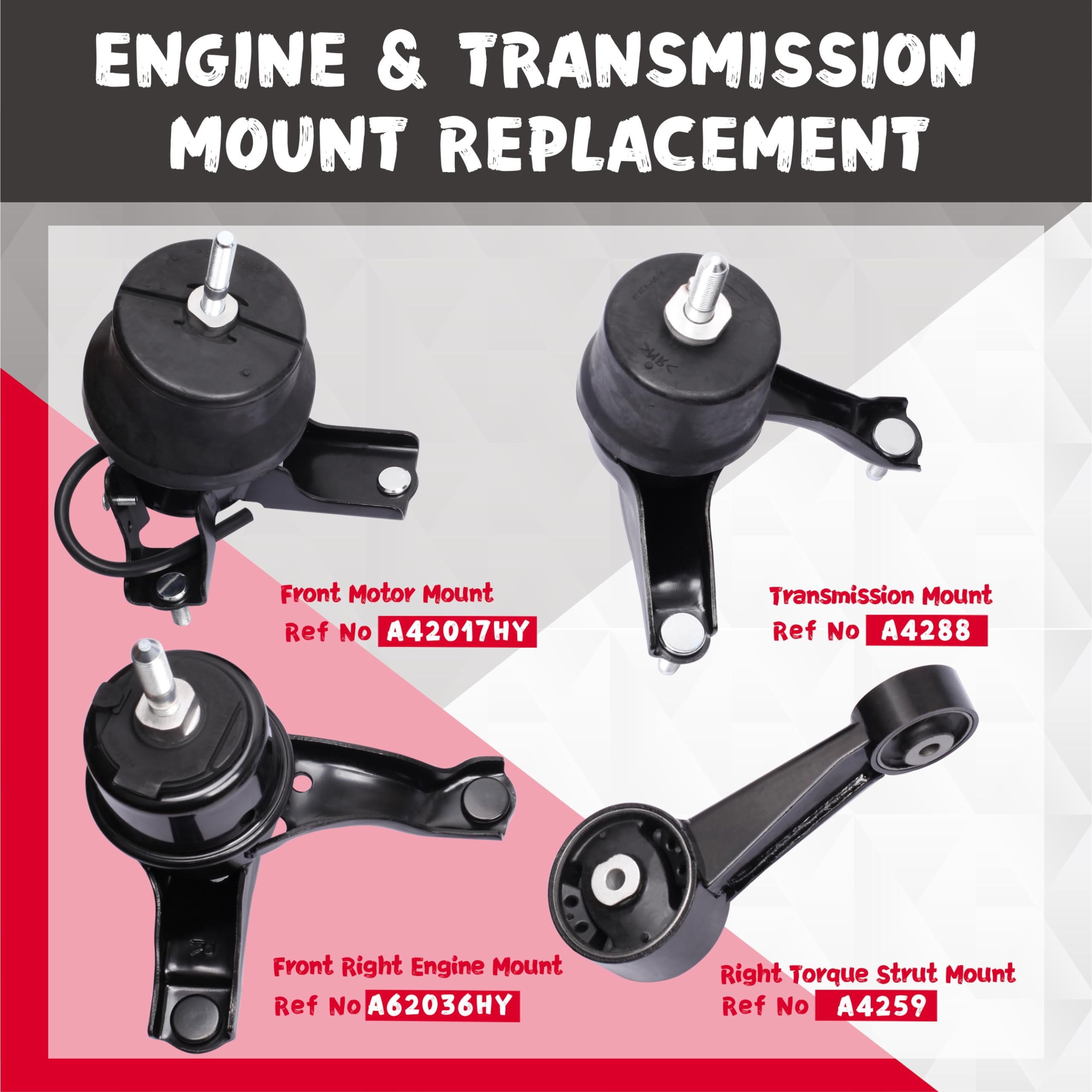 2007 Toyota Camry Motor Mounts