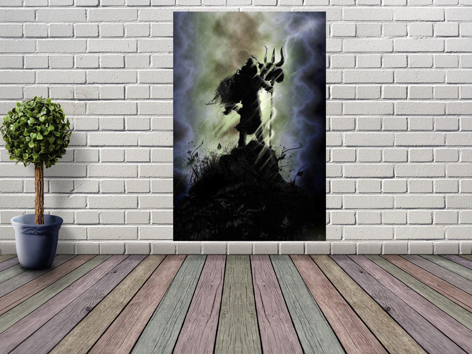 Buy wallpics® Mahadev | Mahakal | Bholenath | Lord Shiva Painting ...