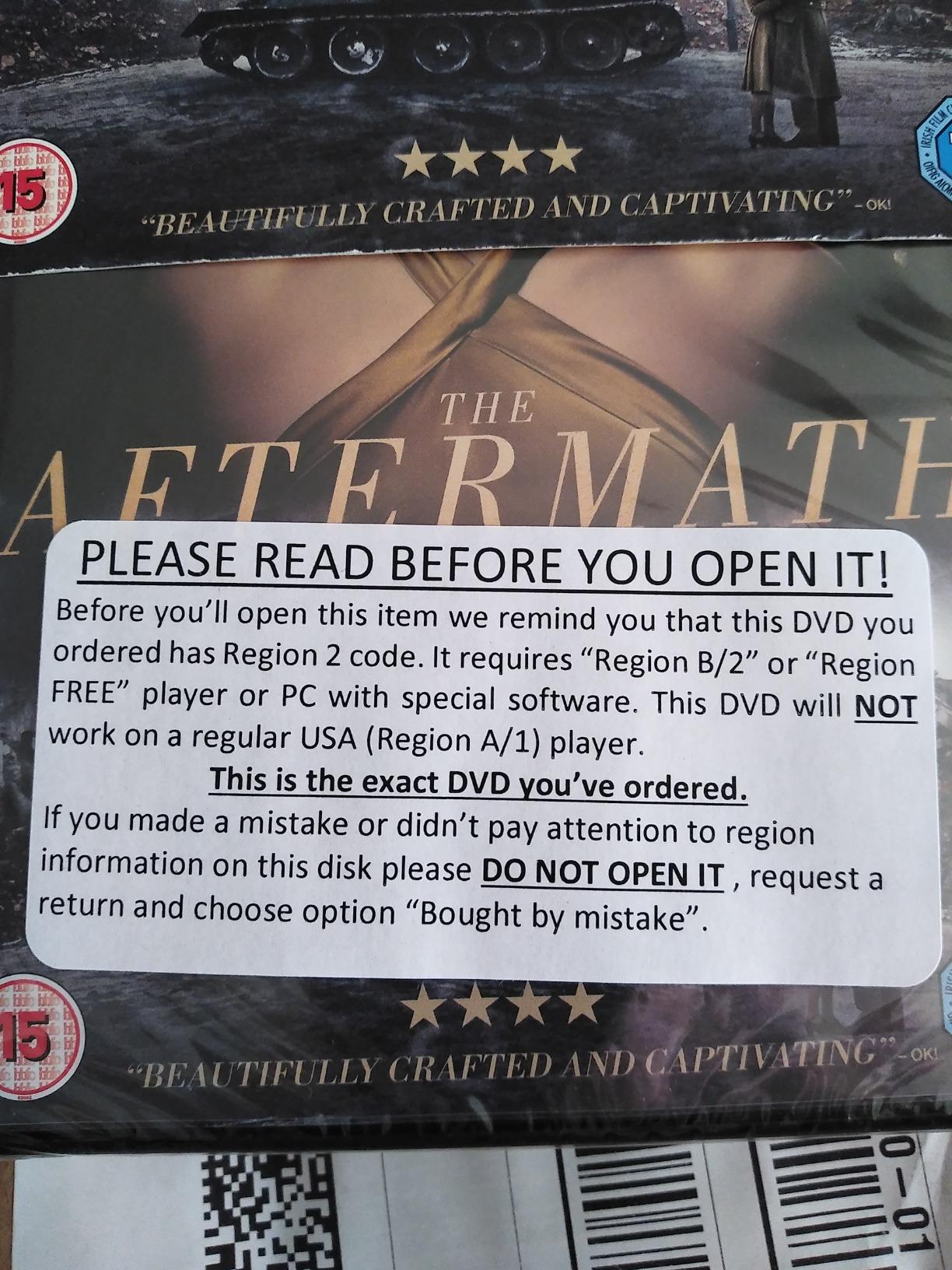 Amazon.com: The Aftermath [DVD] [2019] : Movies & TV