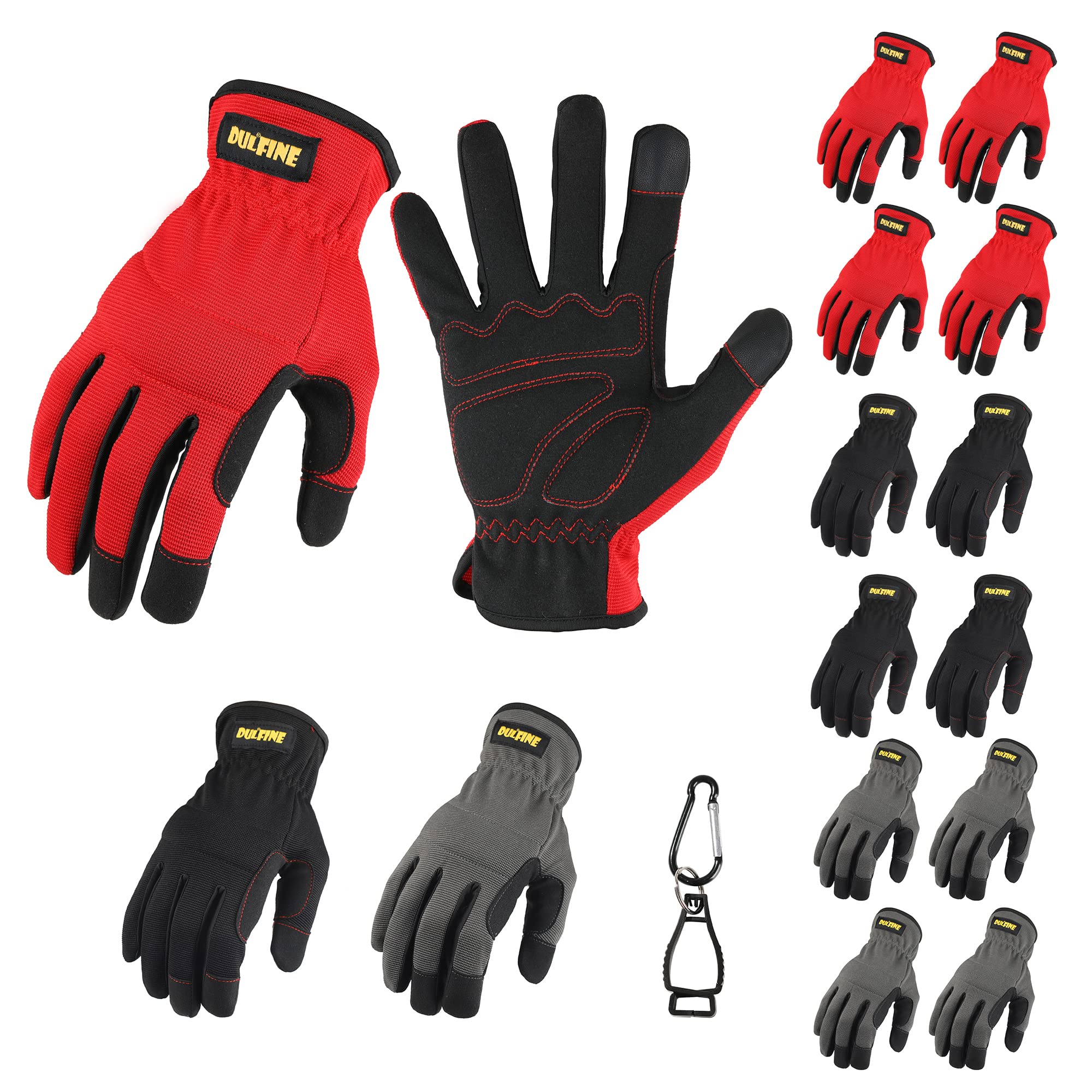 Snapklik.com : DULFINE High Performance Work Gloves For Men