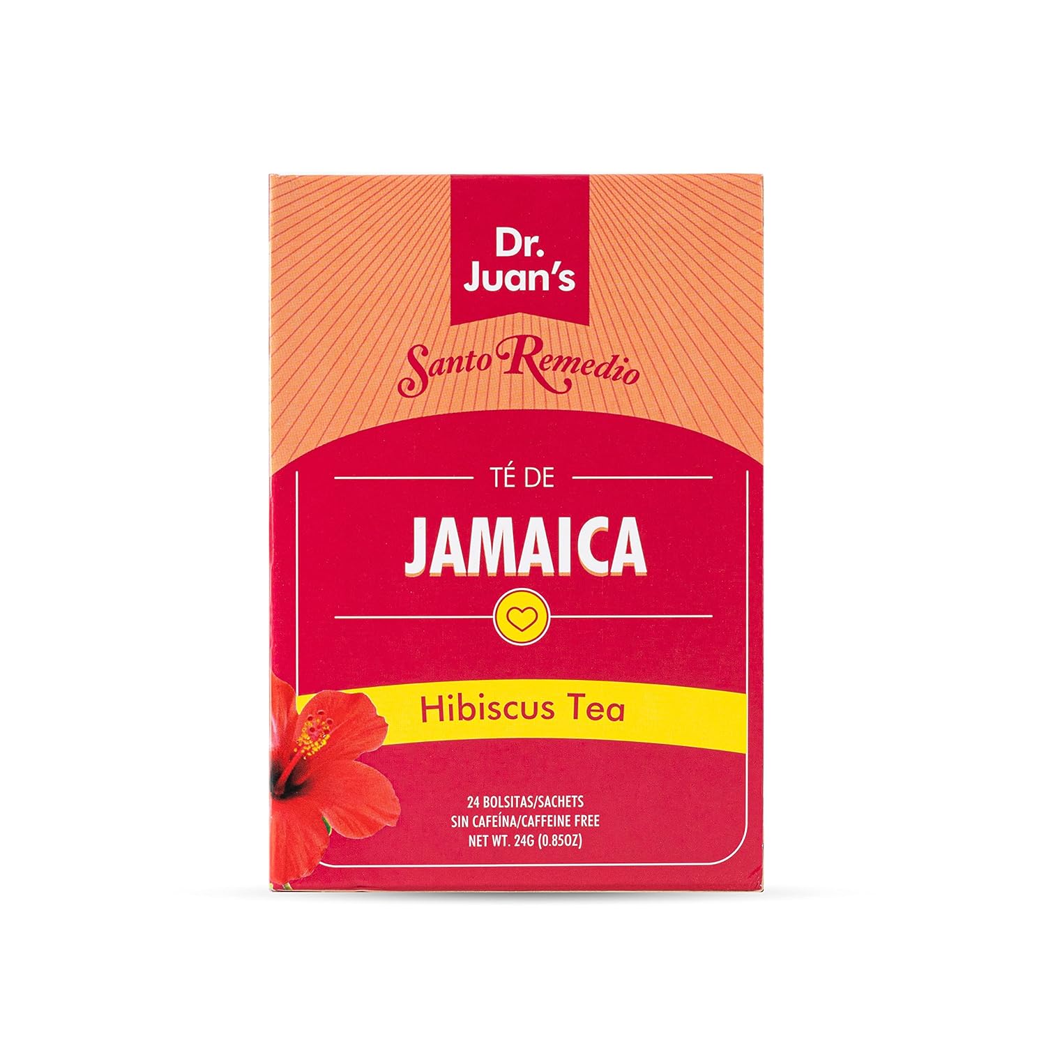 Amazon.com : Santo Remedio Hibiscus Tea, Flor de Jamaica, Herbal Tea ...