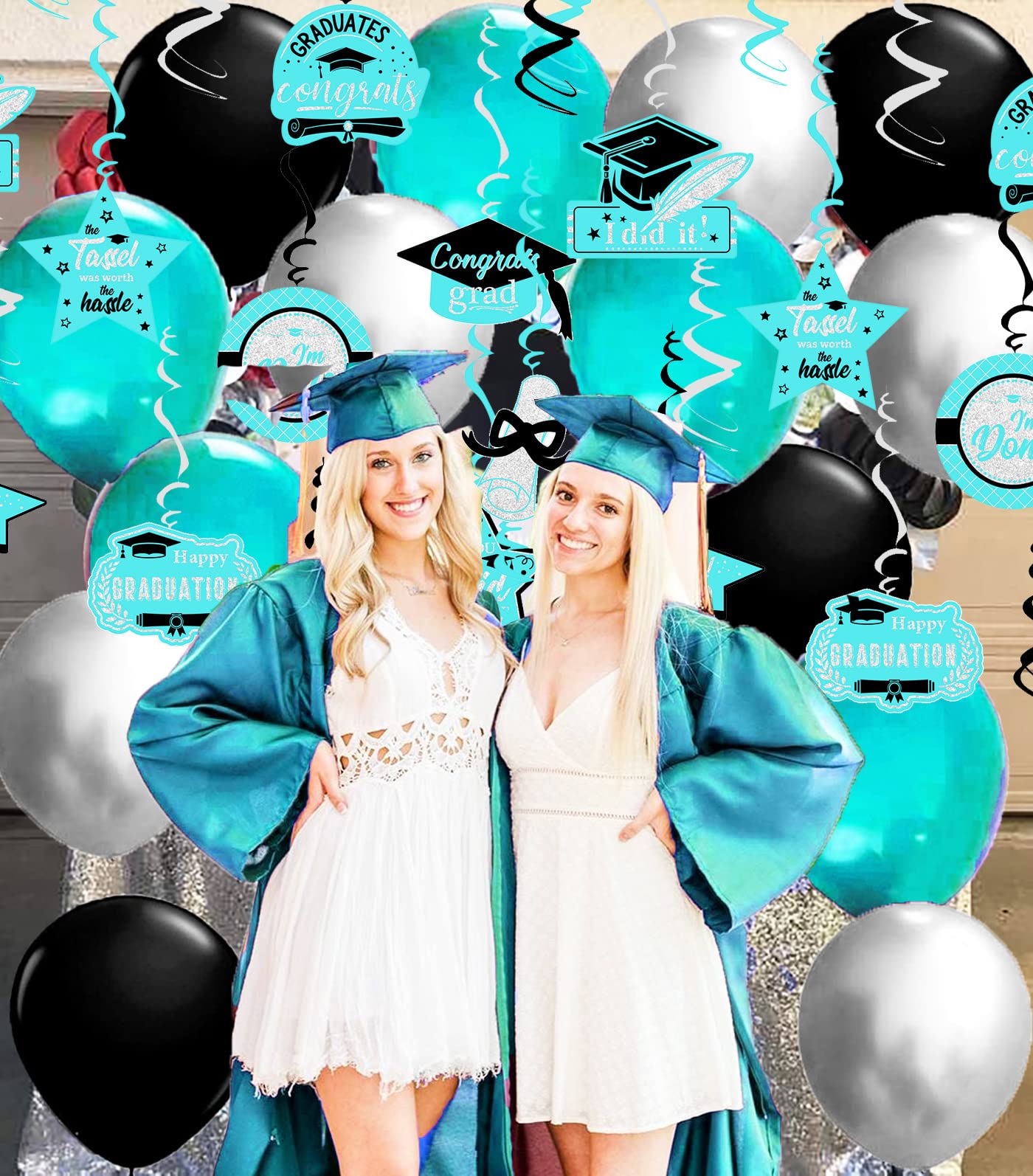 Turquoise And Silver Graduation Centerpieces The 25 Best Graduation