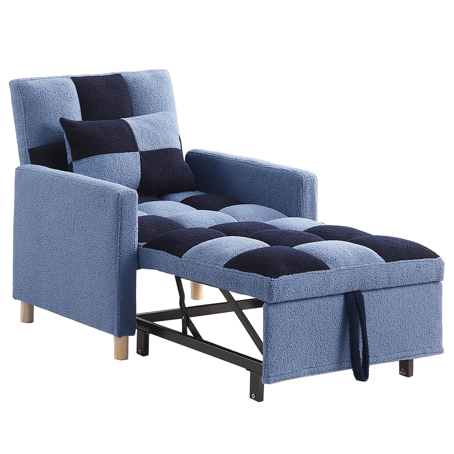 Amazon.com: Keainvren Sleeper Chair Bed Multi-Functional Convertible ...