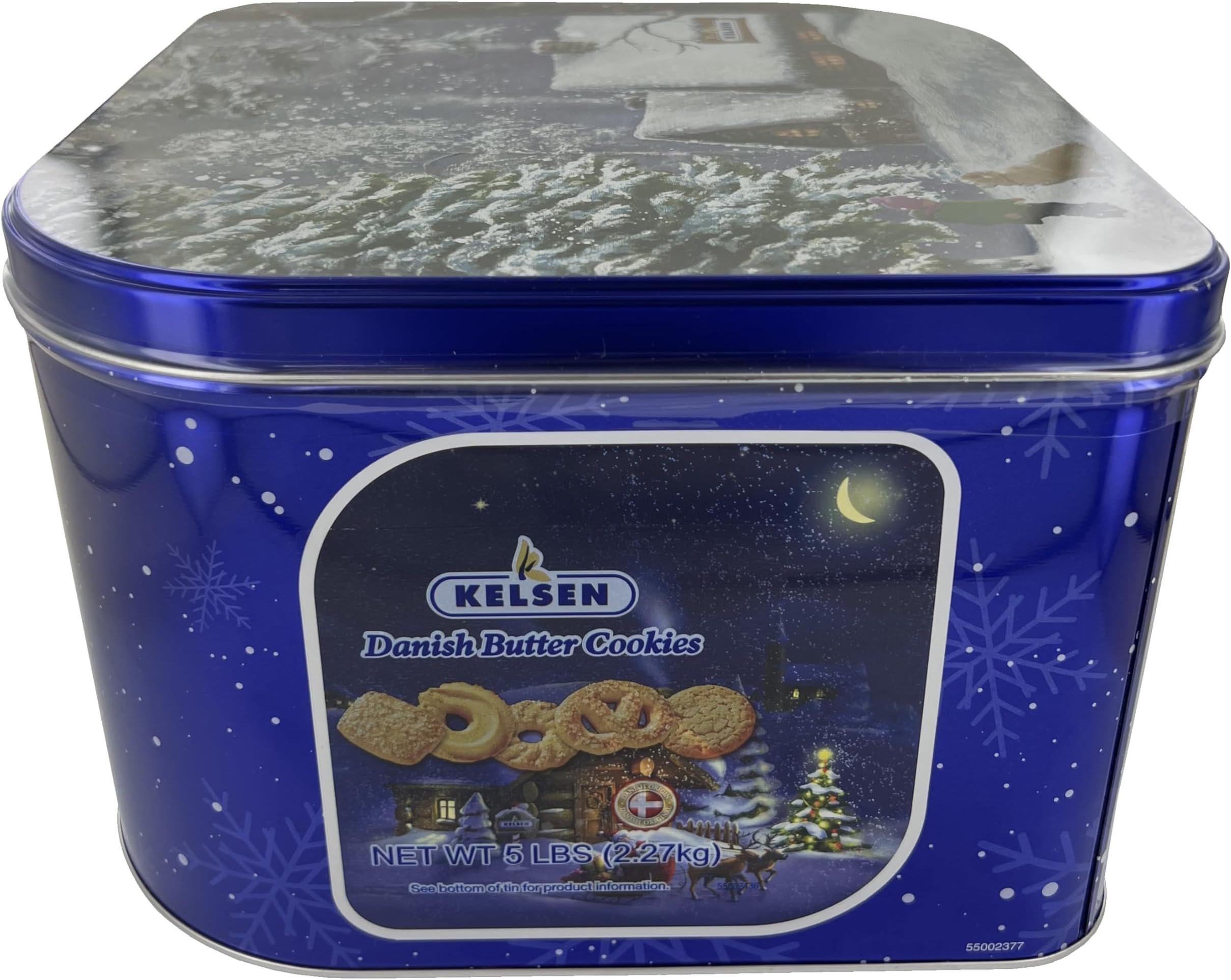 Amazon.com: Kelsen Danish Butter Cookies in Decorative Holiday Tin, 80 ...