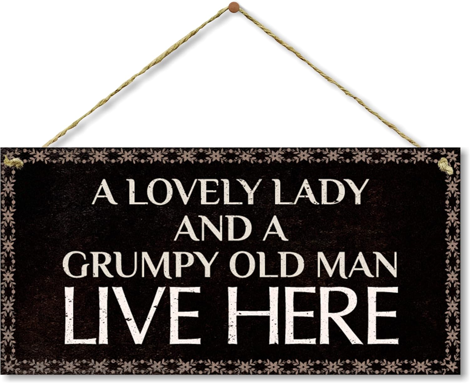 Amazon.com: kaishihui Family Couple A Lovely Lady and A Grumpy Old Man ...