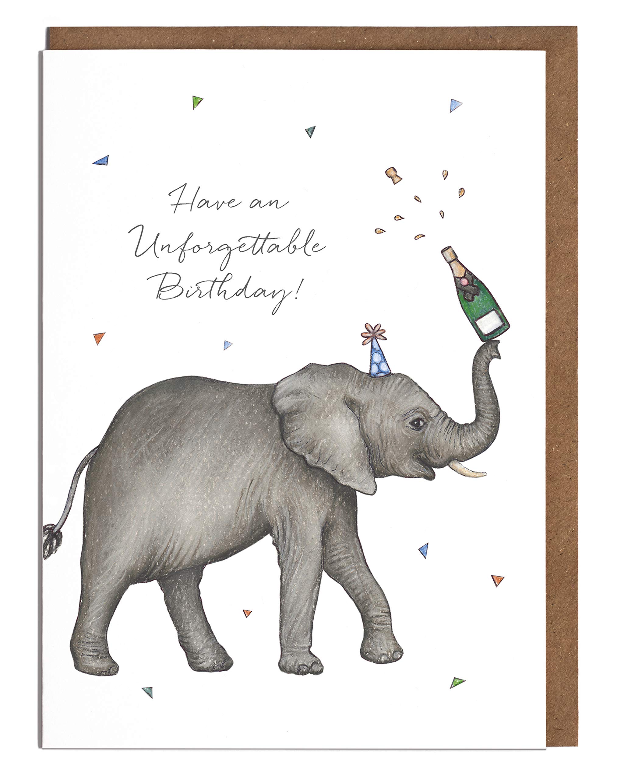 Biglietto Di Auguri Di Buon Compleanno Elefante Twizler Biglietto Di