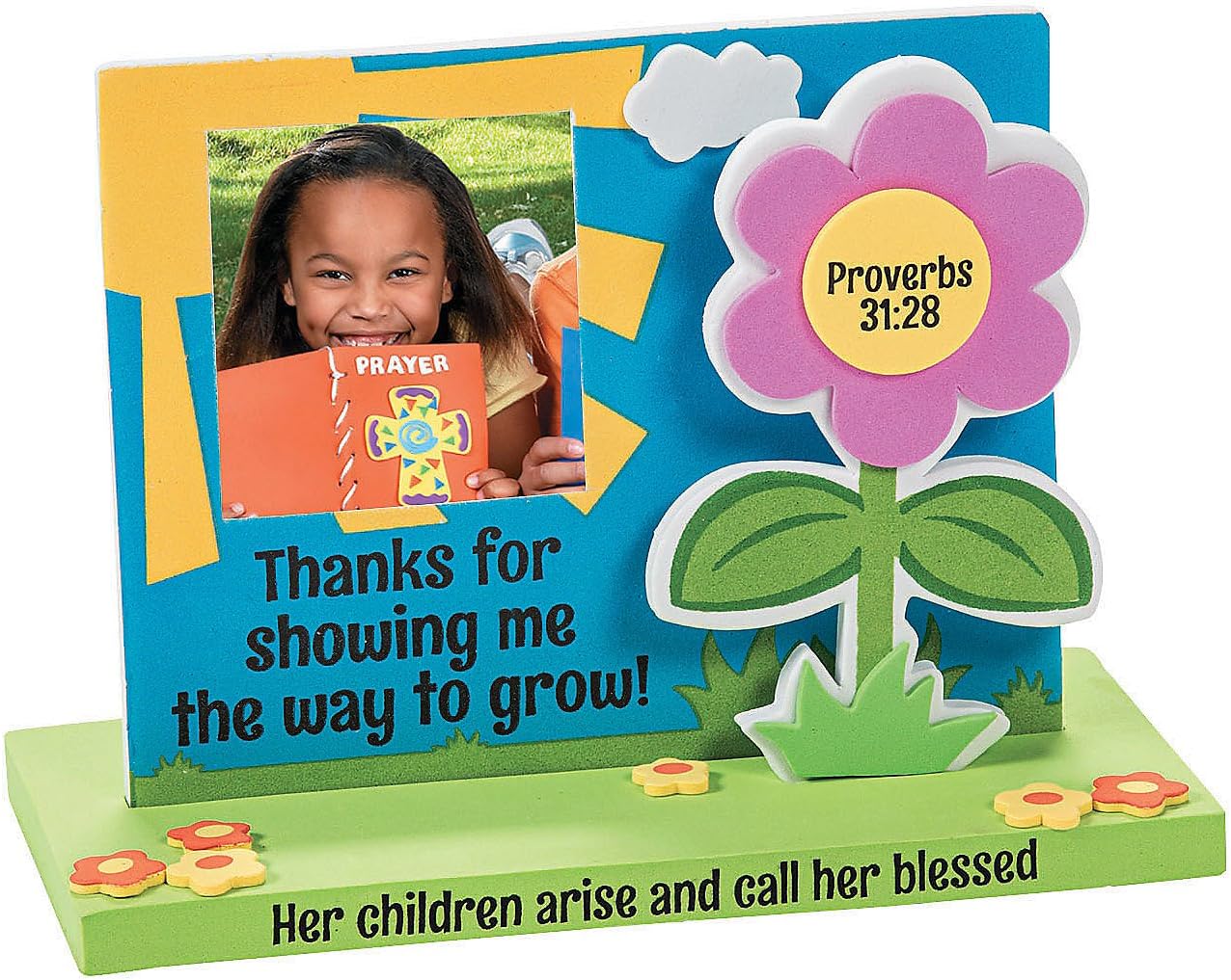 Amazon.com: Color Your Own Picture Handprint Mother's Day Card for ...