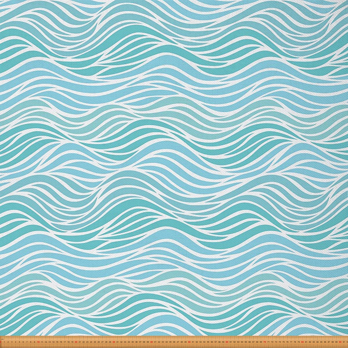 Japanese Wave Fabric Art