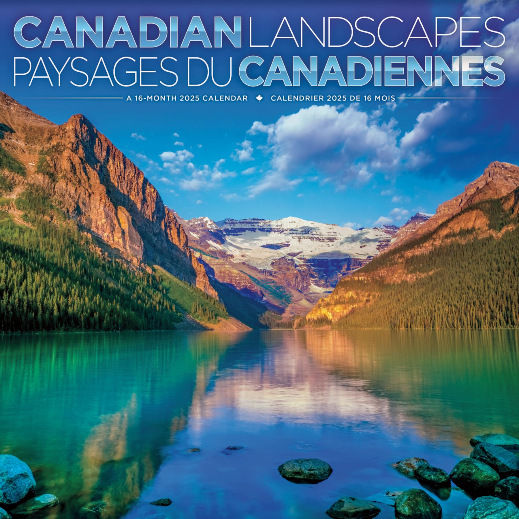 2025 Canadian Landscapes Wall Calendar (Bilingual French) (English and ...