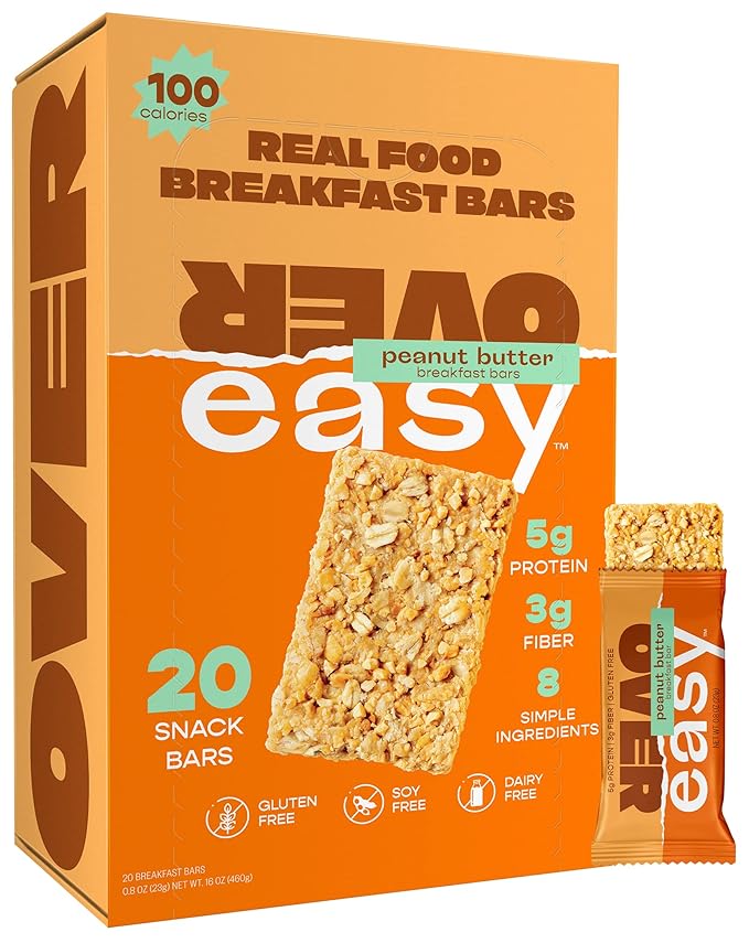 Amazon.com: Over Easy Mini Granola Breakfast Bars - Best Protein for ...