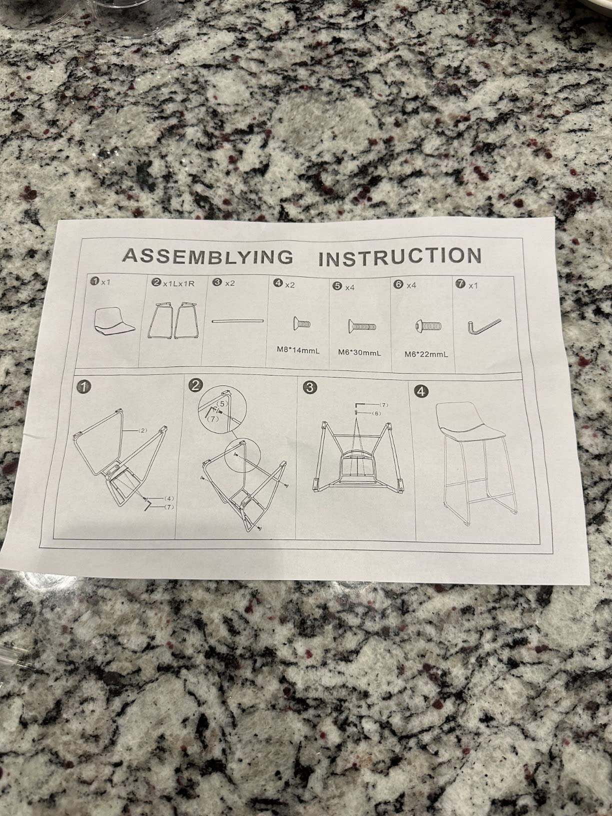 $22/mo - Finance NicBex Retro Bar Stools Crazy-Horse Leather with Metal ...