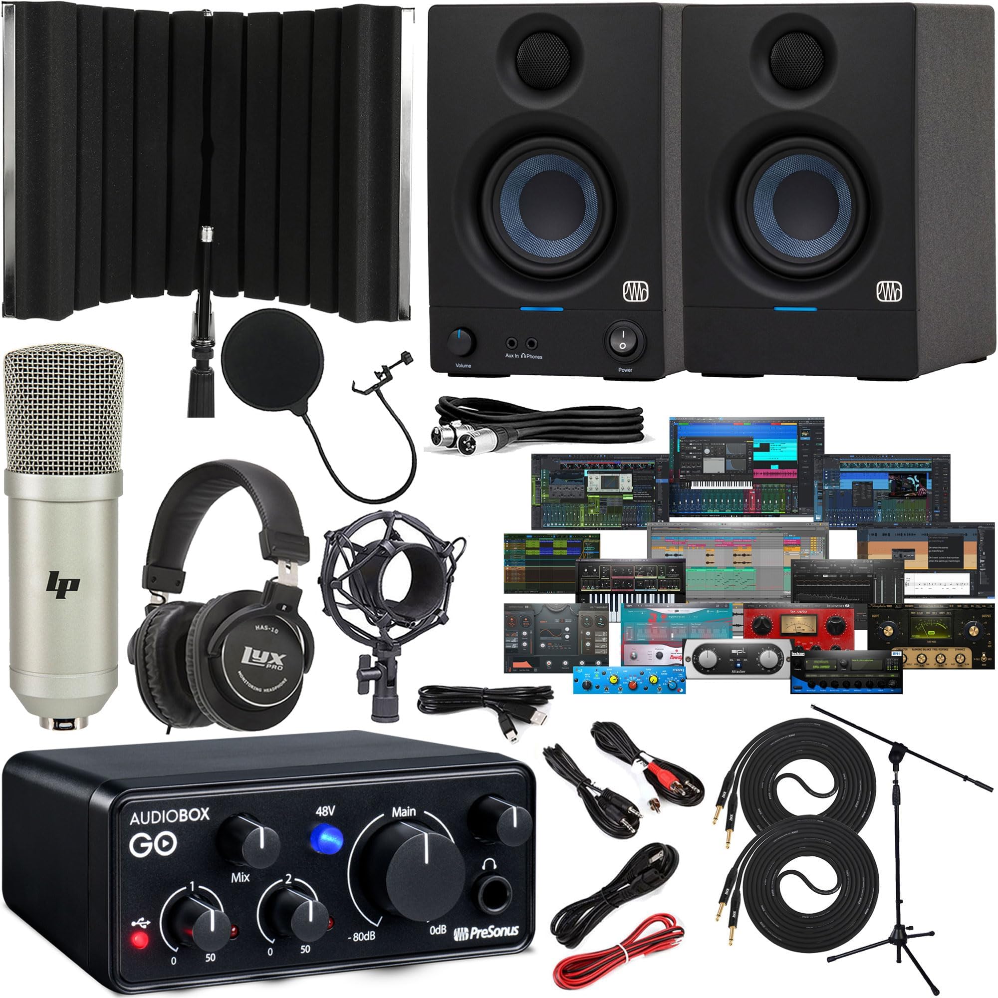 Amazon.com: PreSonus AudioBox GO USB-C Audio Interface with Newest ...