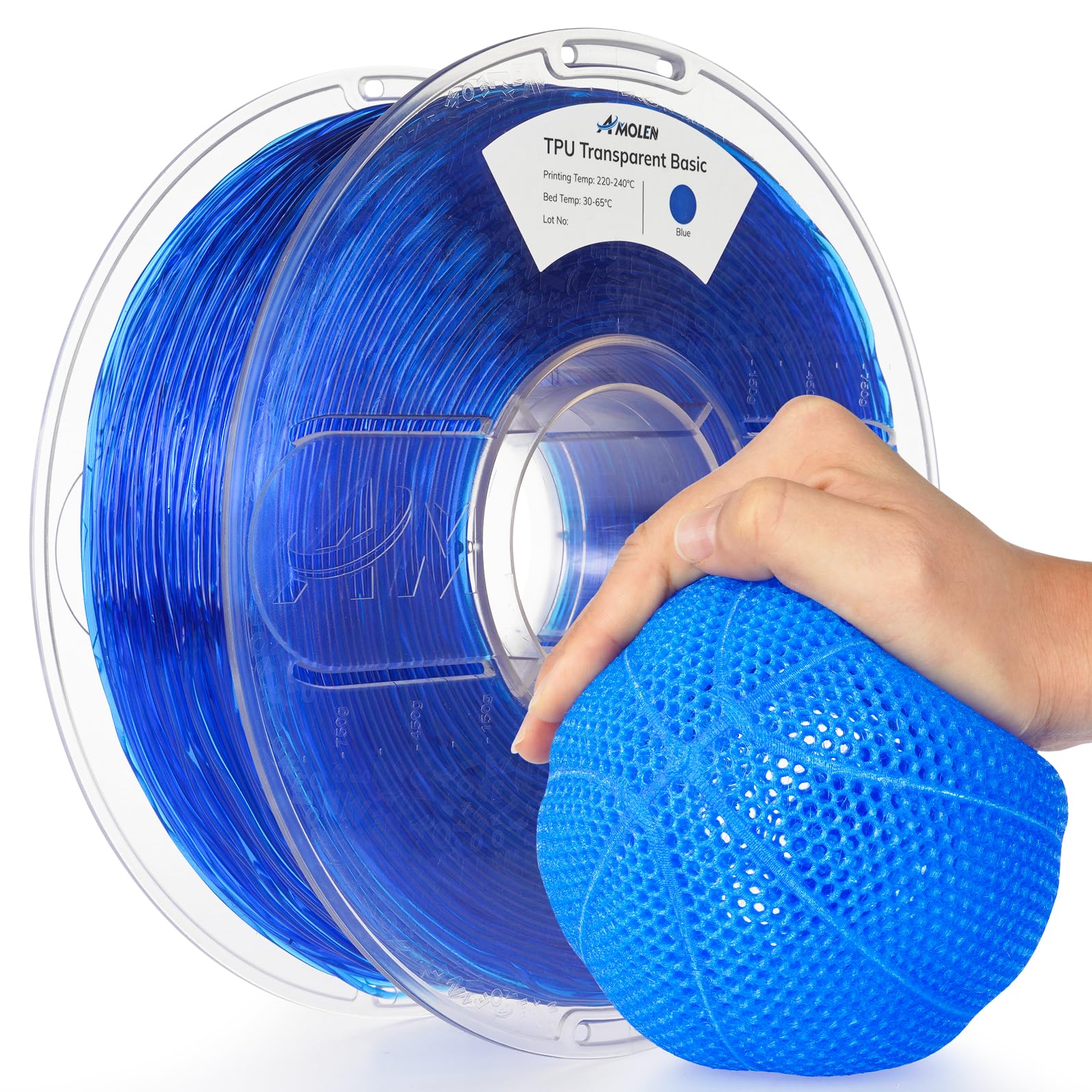 Amazon.com: AMOLEN 95A TPU 3D Printer Filament 1.75mm, High Hardness ...