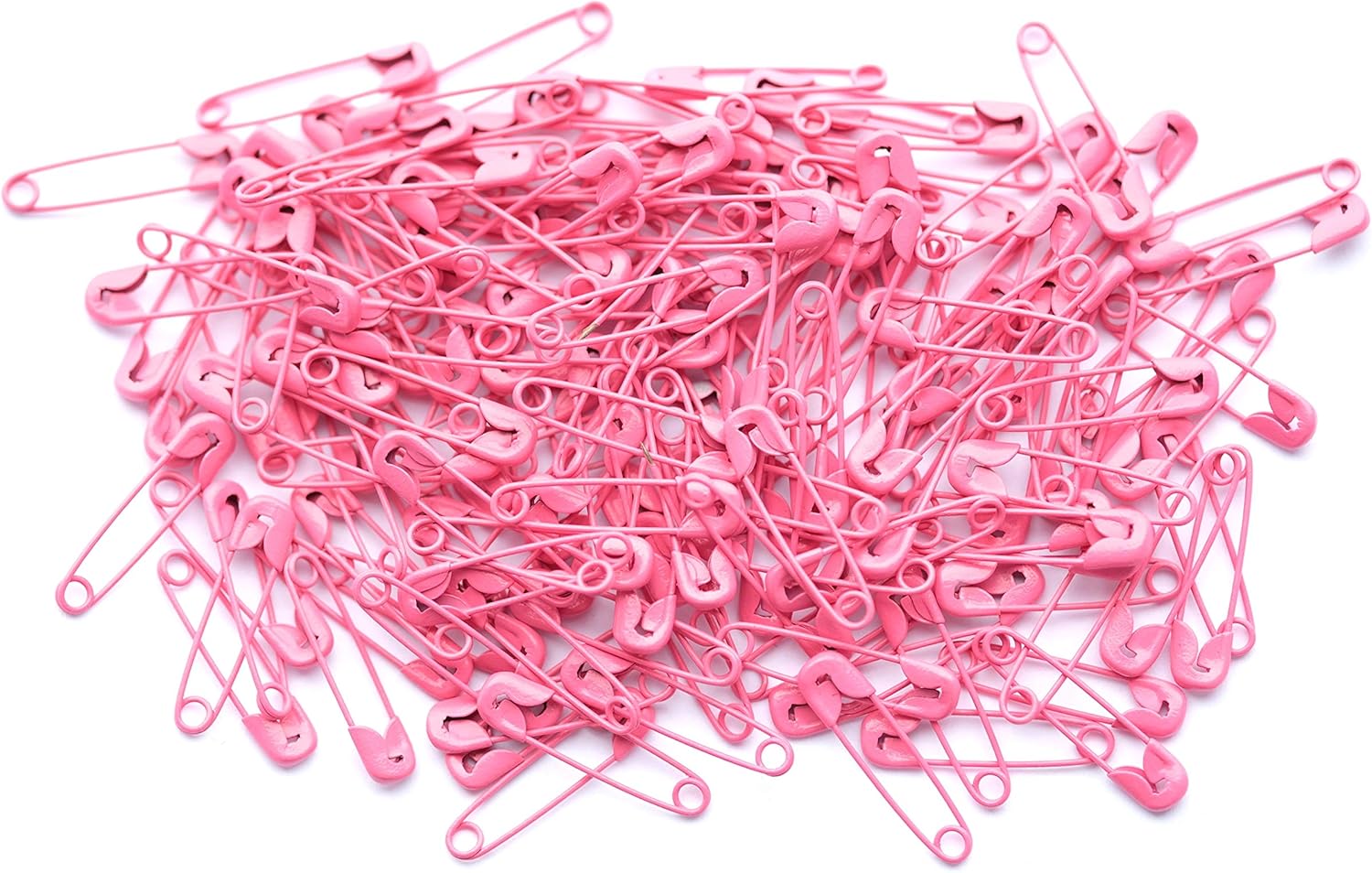 Amazon.com: 200 pcs Pink Metal Safety Pins 7/8" Baby Shower Girl ...