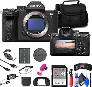 Amazon.com: Sony a7 IV Mirrorless Camera (ILCE-7M4/B) + 64GB Memory Card + Bag + Card Reader ...