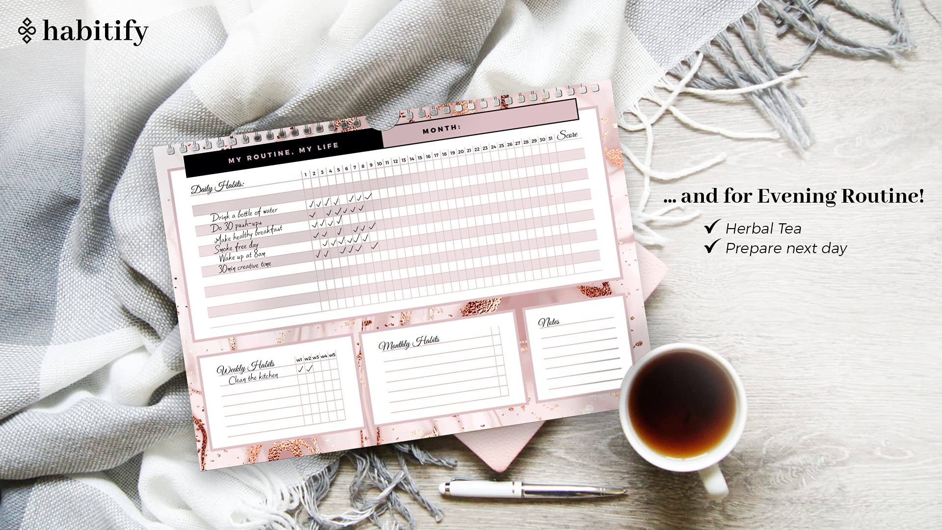 habitify Habit Tracker Calendar - Visual Tool for Tracking Self ...