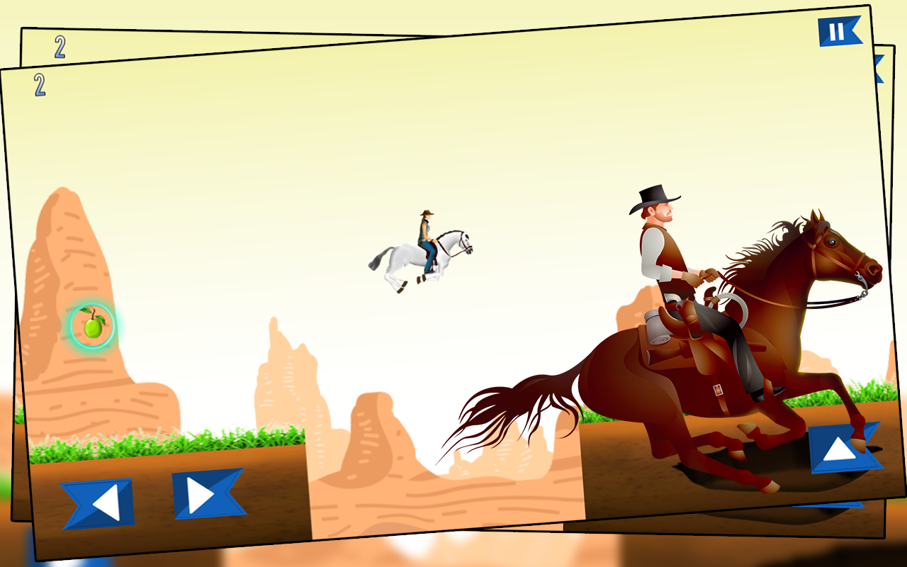 Cowboy Horseback Riding Obstacle Second Race : The western horse ...