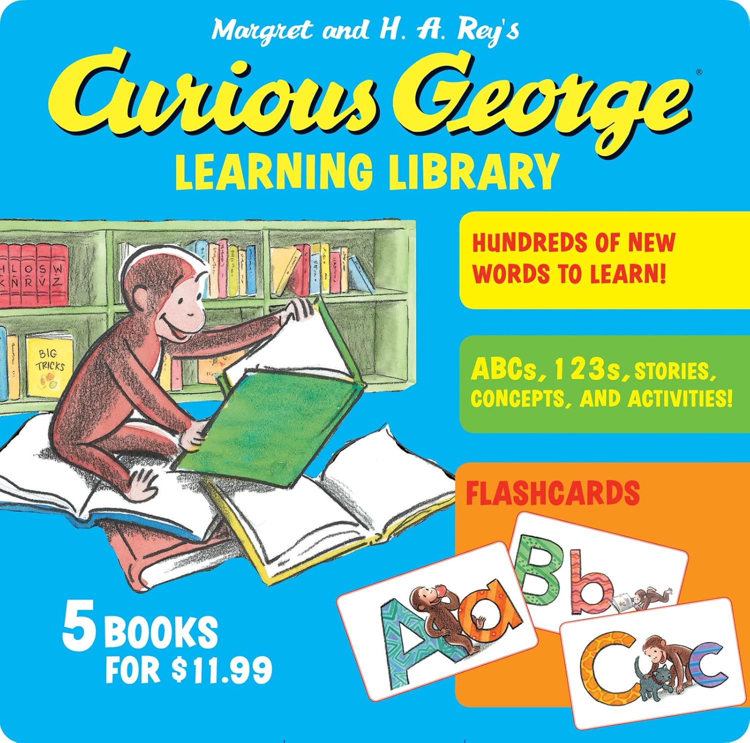 Amazon.com: Curious George Learning Library: 9780547968230: Rey, H. A ...