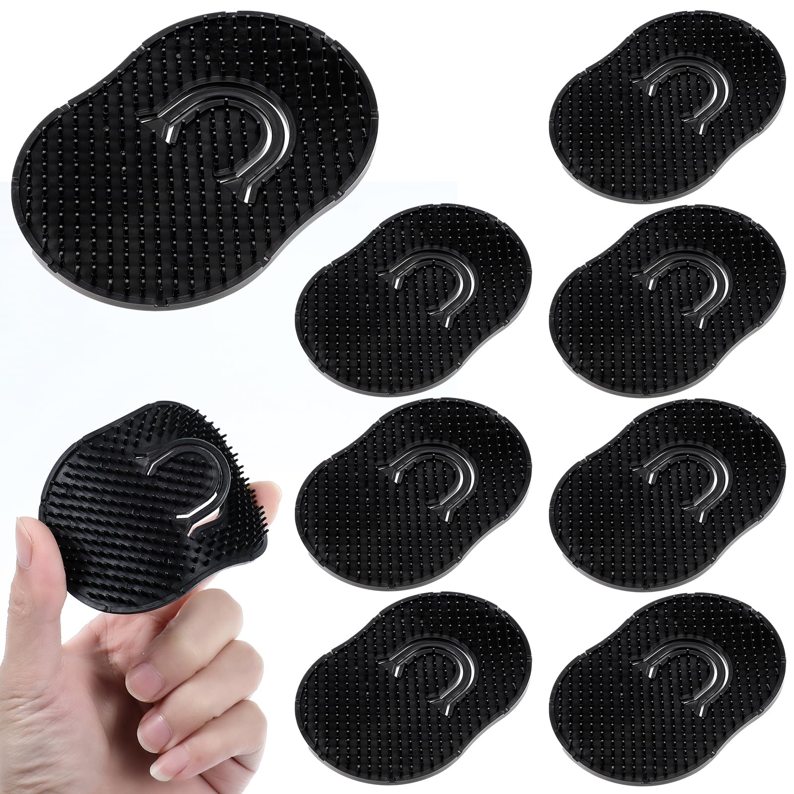 Amazon.com : AOZUO 8pcs Pocket Combs for Men, Portable Palm Combs Soft ...