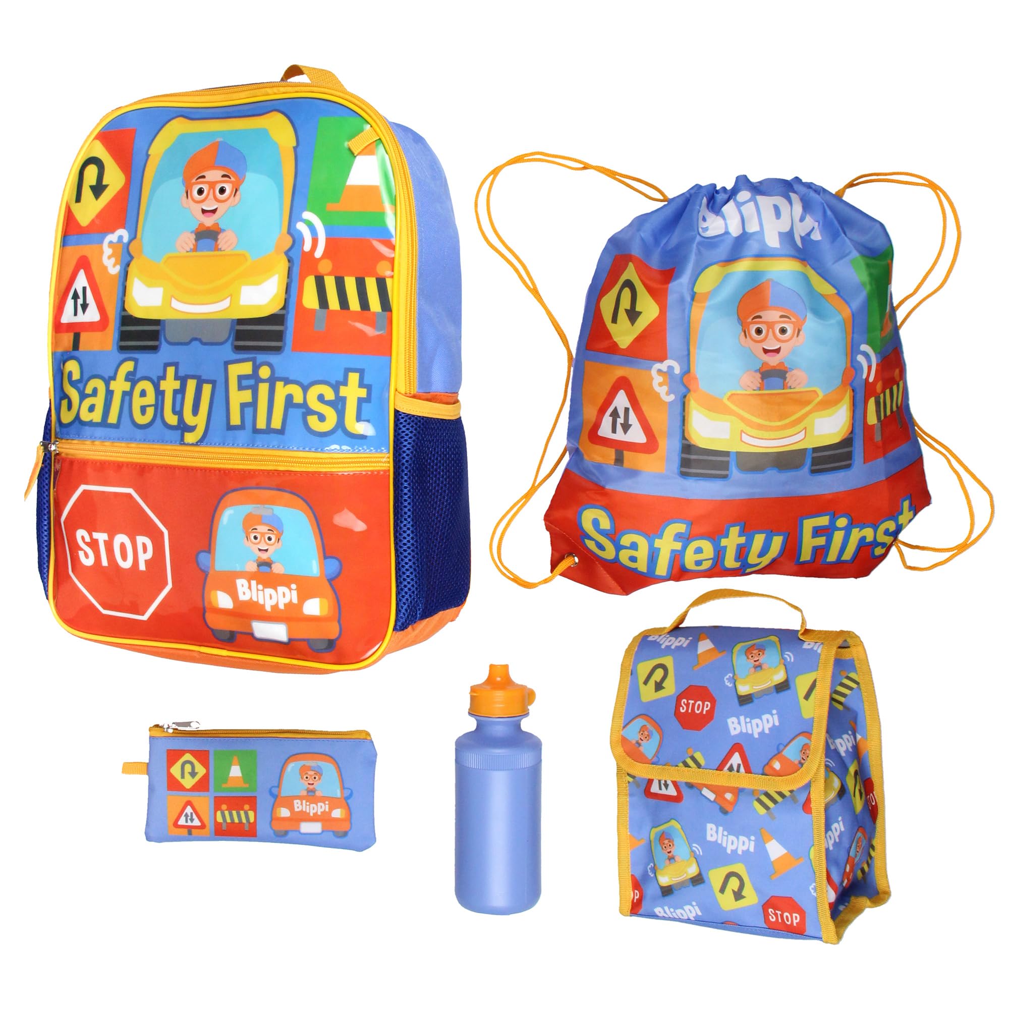 Snapklik.com : Blippi Backpack Safety First Kids School Travel Backpack ...