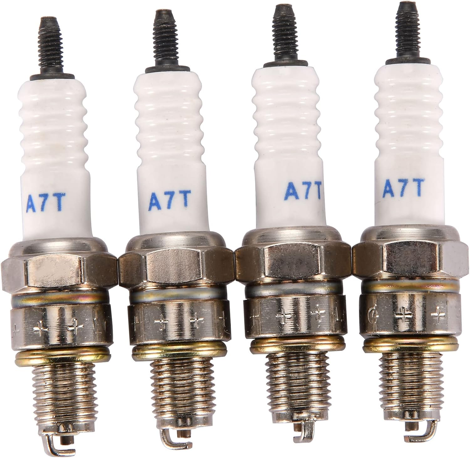 Amazon.com: GOOFIT A7TC Spark Plug for GY6 50cc 70cc 90cc 110cc 125cc 150cc ATV Dirt Bikes Go ...