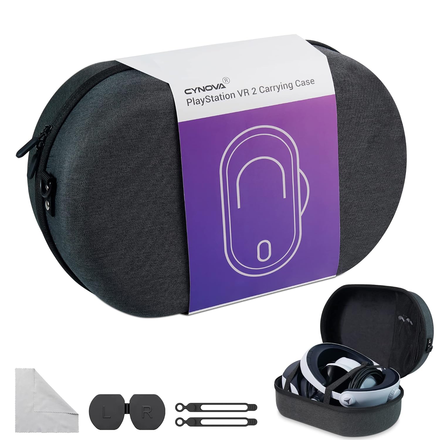 Amazon.com: CYNOVA Carrying Case for PlayStation VR2, PlayStation 5 VR ...