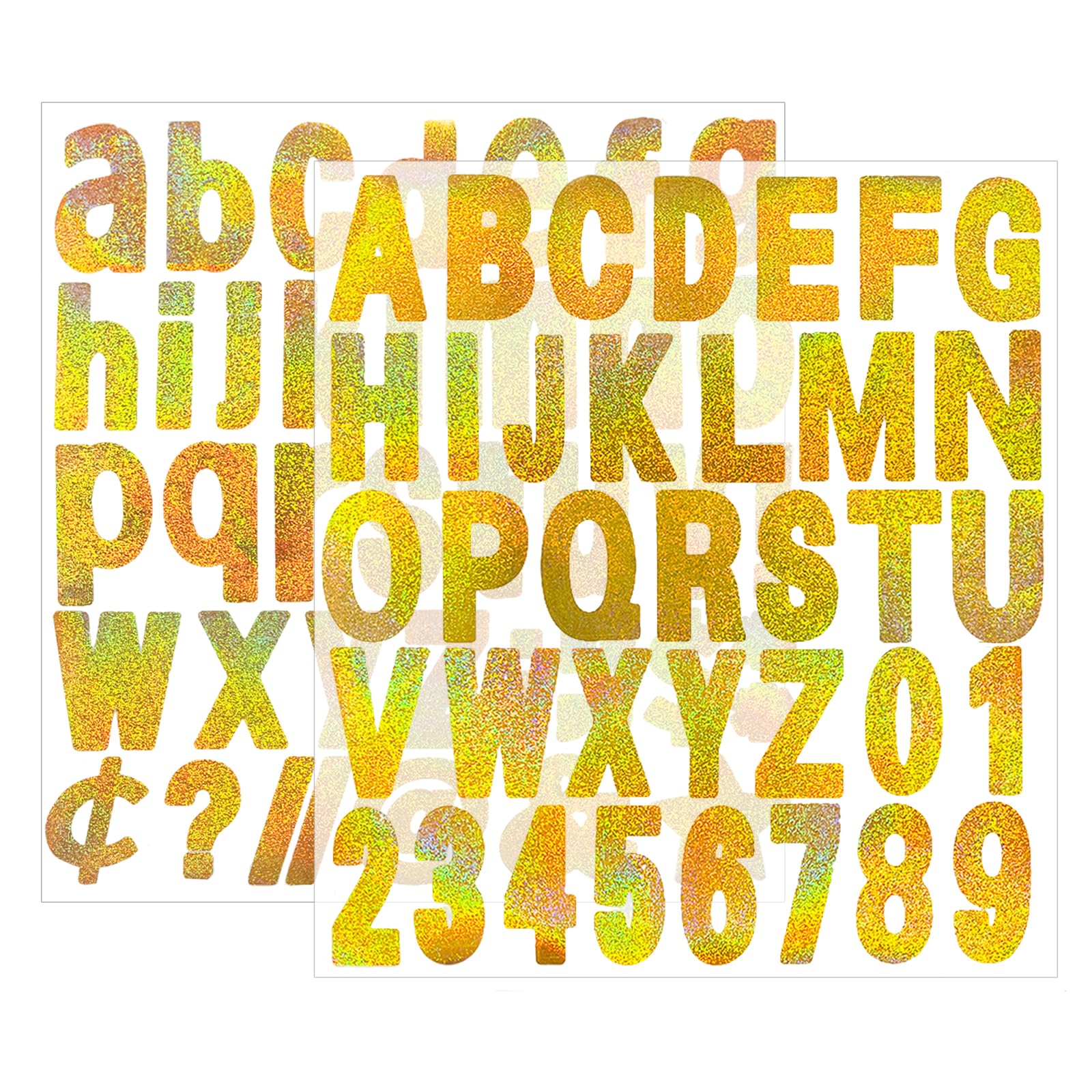 Amazon.com: Starboling Letter Stickers,1.5 inch 12 Sheets Gold Alphabet ...