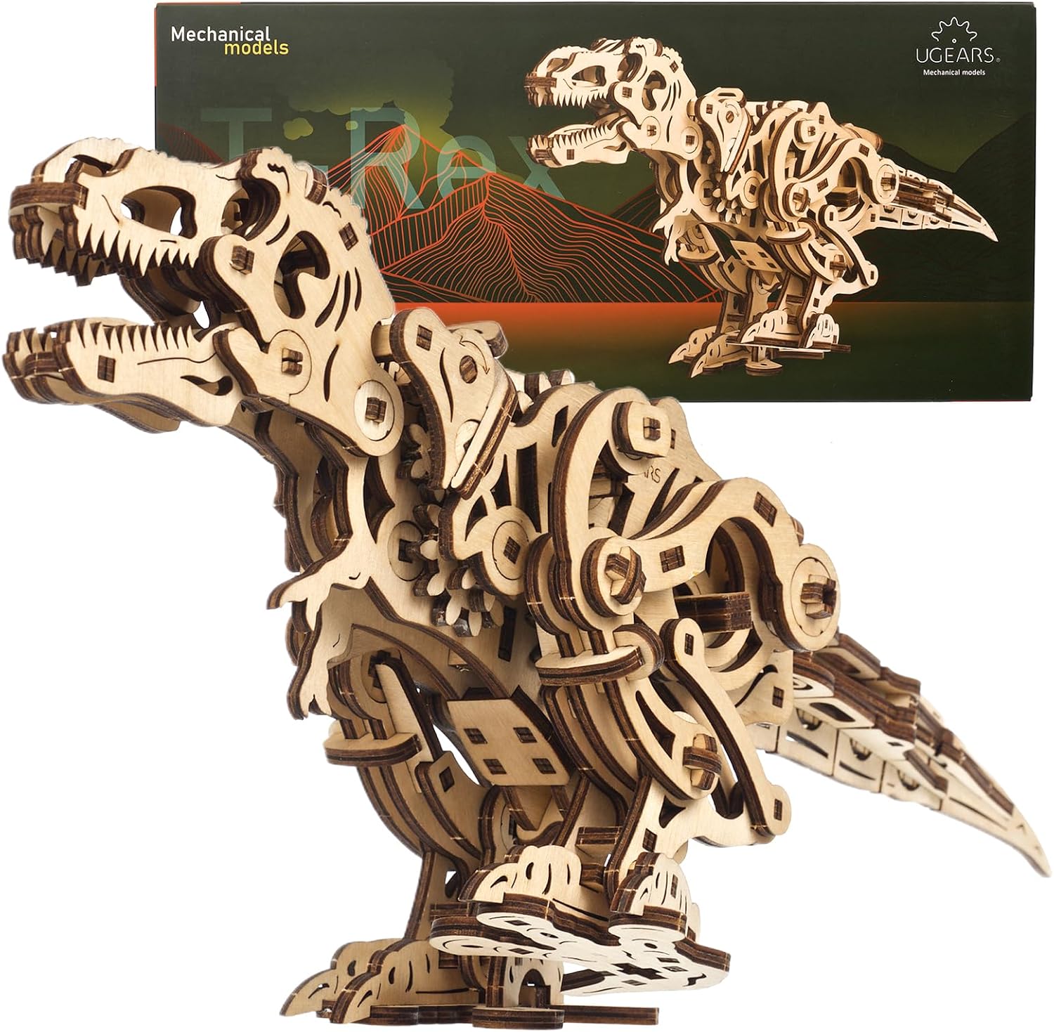UGears Tyrannosaurus Rex Model Kit : Amazon.com.au: Toys & Games