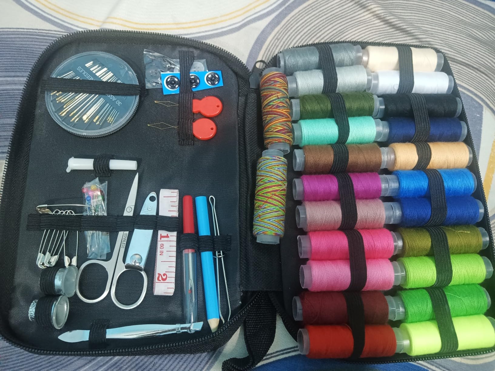 Gemsy Sewing Kit Box | Tailoring Tools Combo with Accessories, Scissors ...