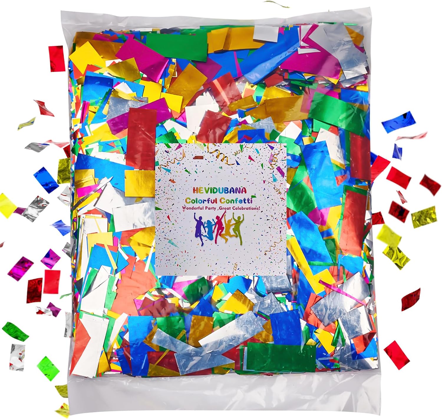 Amazon.com: Metallic glitter Confetti Paper - Color Flame Retardant ...