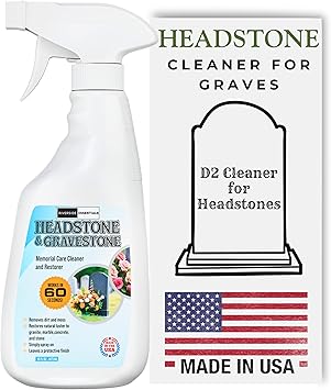 Amazon.com: Riverside Essentials 16oz Headstone Cleaner for Graves ...