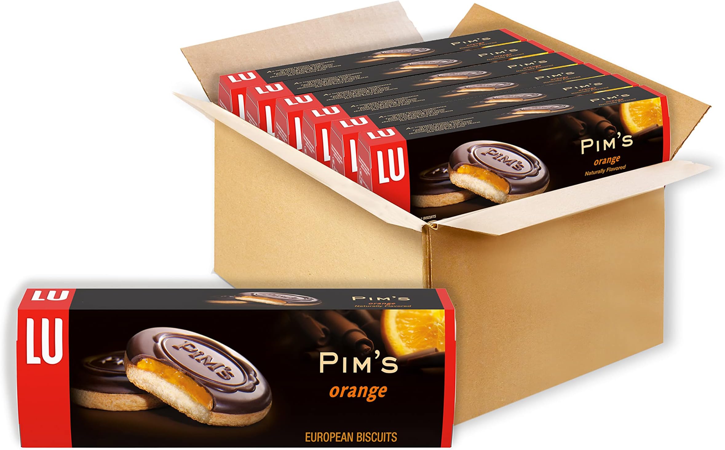 Amazon.com: Lu Petit Ecolier European Dark Chocolate Biscuit Cookies ...