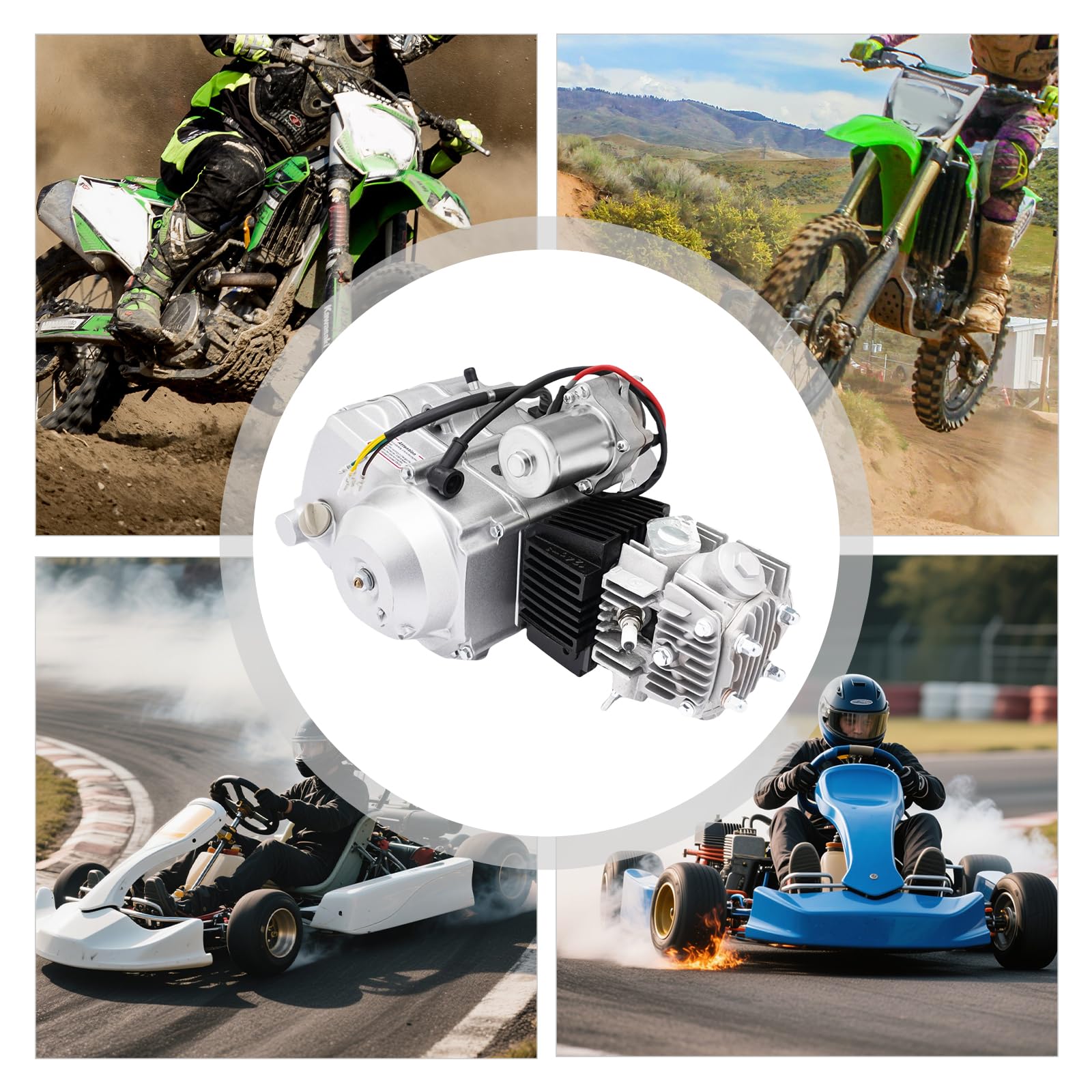 Go Kart Engine 125CC ATV Engine – 4-Speed Semi-Auto With Reverse ...
