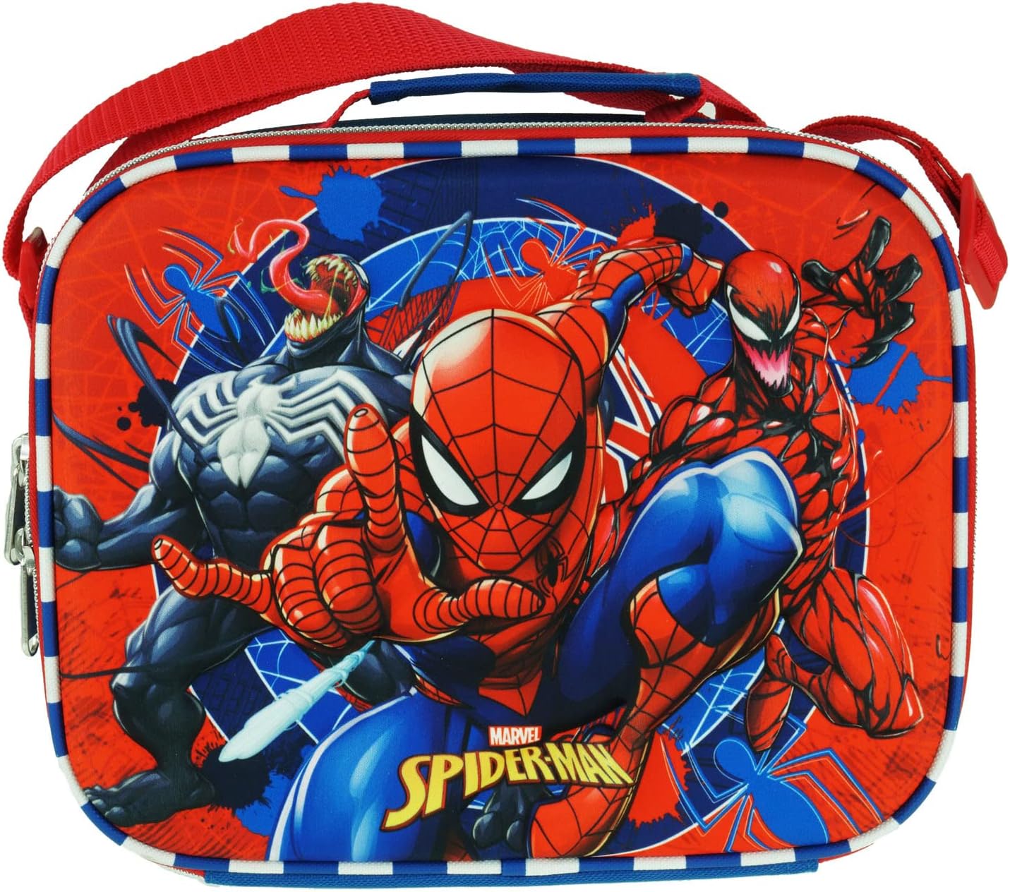 Amazon.com: Ruz Marvel Spider-Man 3-D EVA Molded Lunch Box: Home & Kitchen