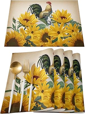 Amazon.com: Tegeme 16 Pieces Sublimation Blank Placemats Mats White ...