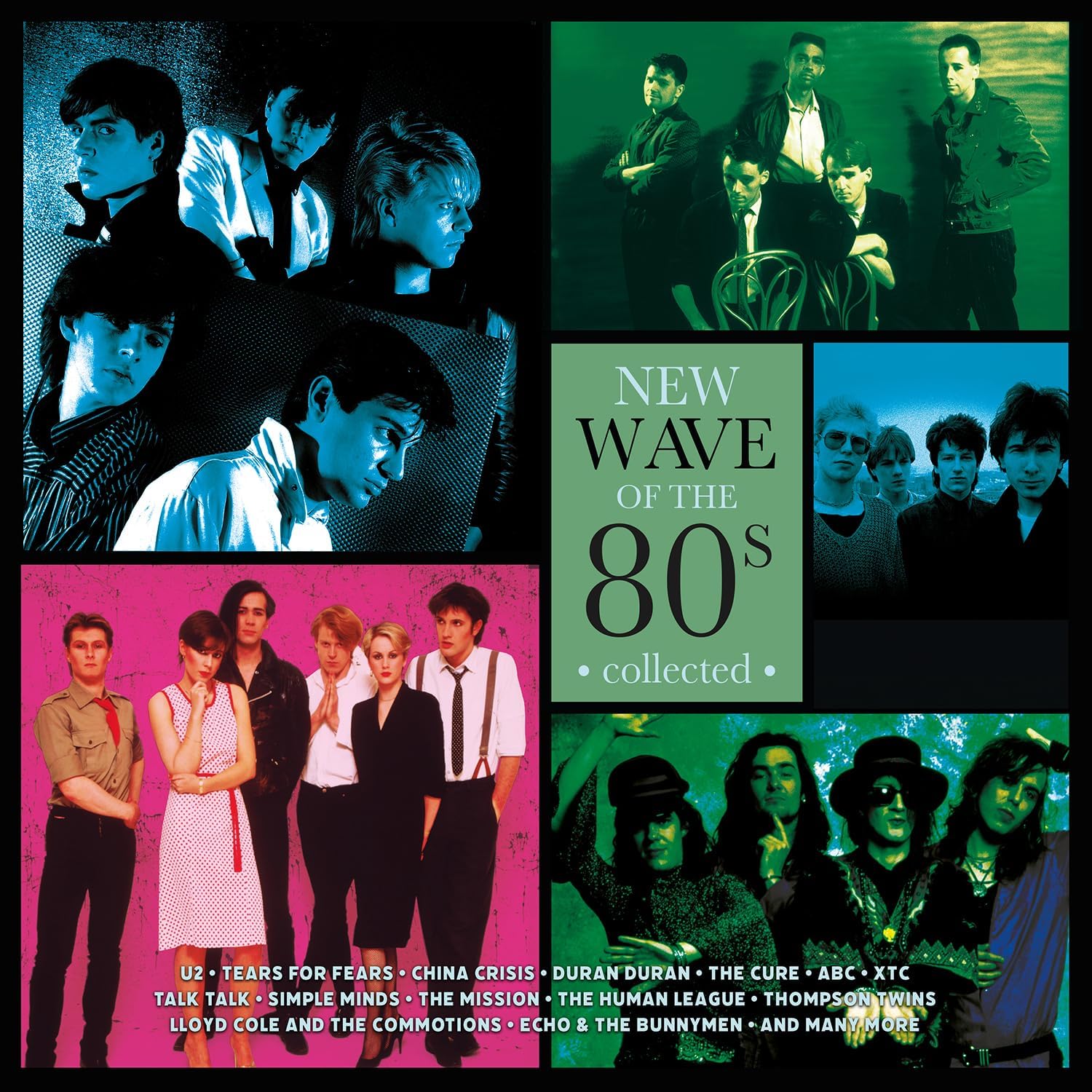 New Wave Of The 80s Collected (Green (Lp1) & Turquoise (Lp2) Vinyl ...