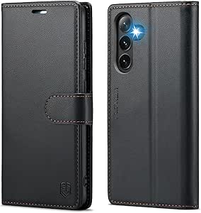 Amazon.com: for Samsung Galaxy S25 5G Wallet Case with RFID Blocking Credit Card Holder, PU ...