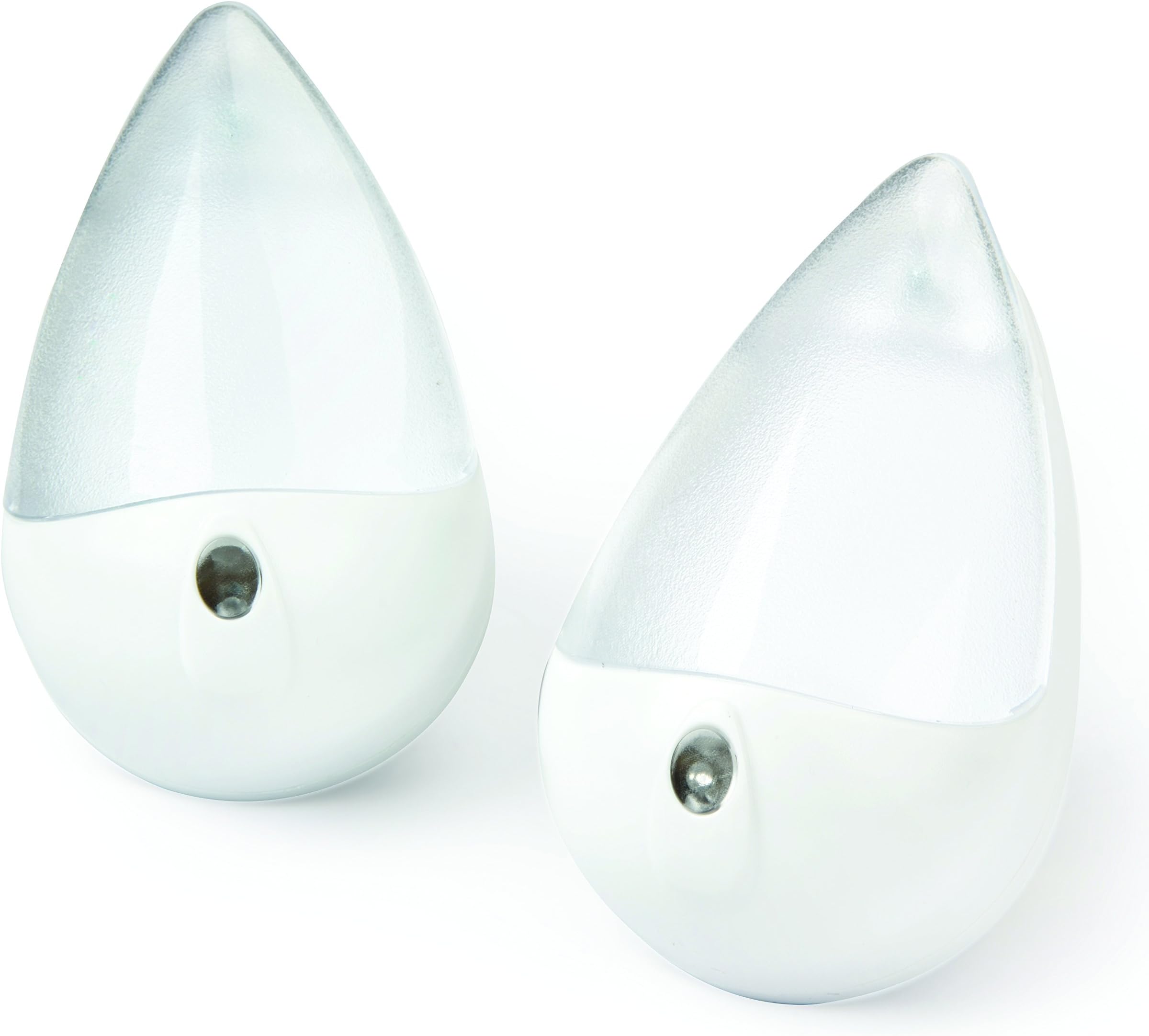 Masterplug Soft Glow LED Tear Drop Shaped Dusk to Dawn Lights, Set of ...