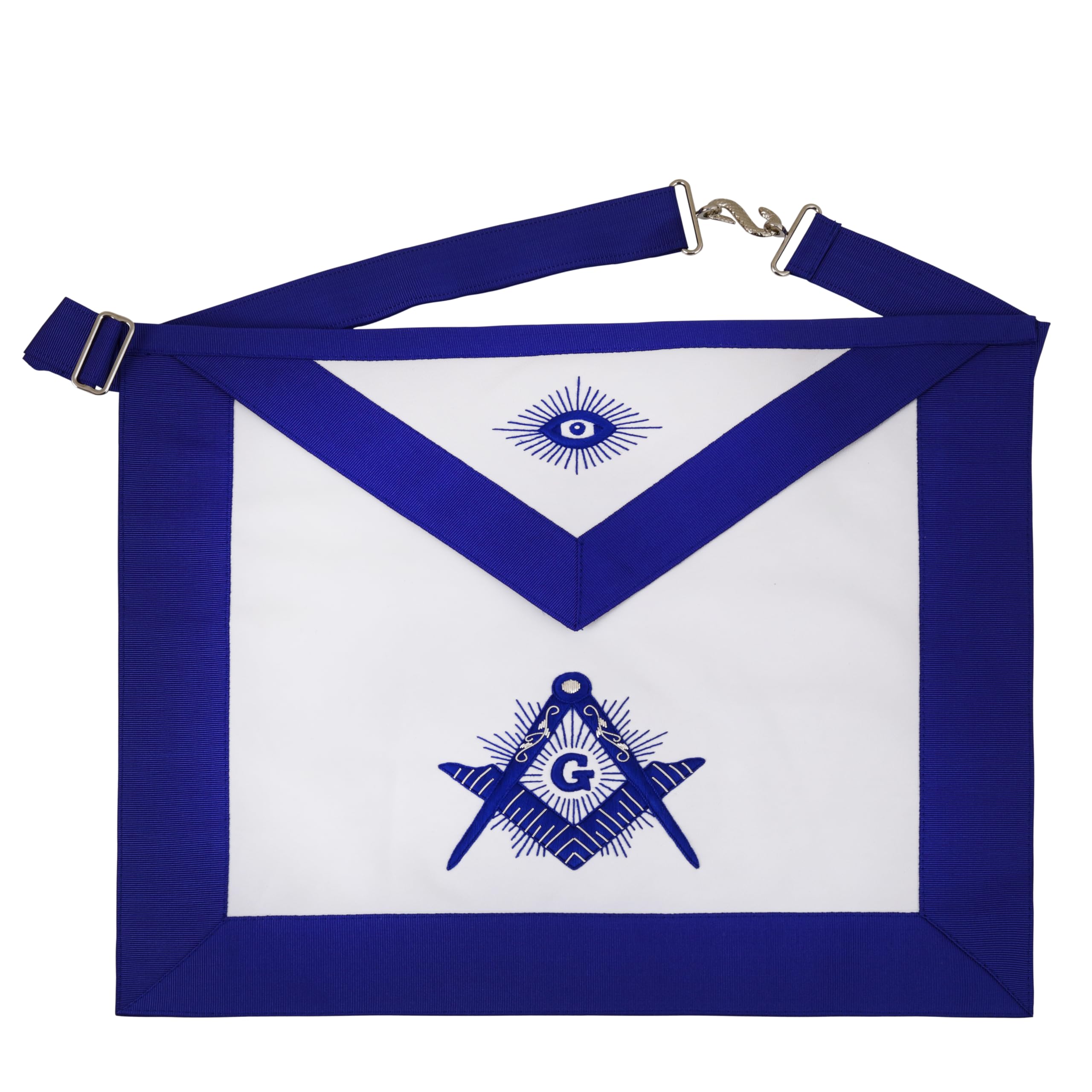 Amazon.com: MASONIC HUB Handcrafted 100% Lambskin Master Mason Blue ...