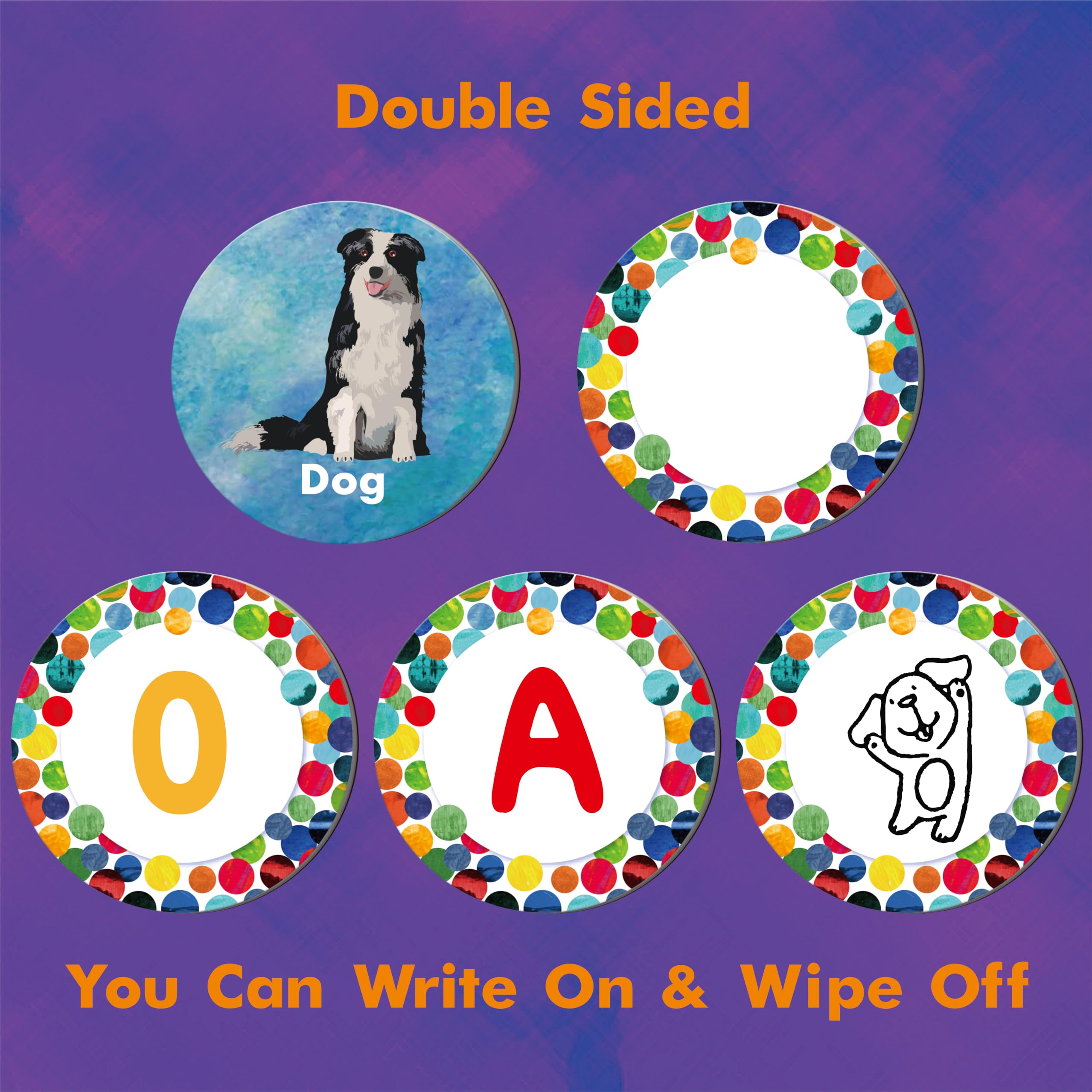 Snapklik.com : Realistic Animal Matching Game, 50 PCS Round Animal ...