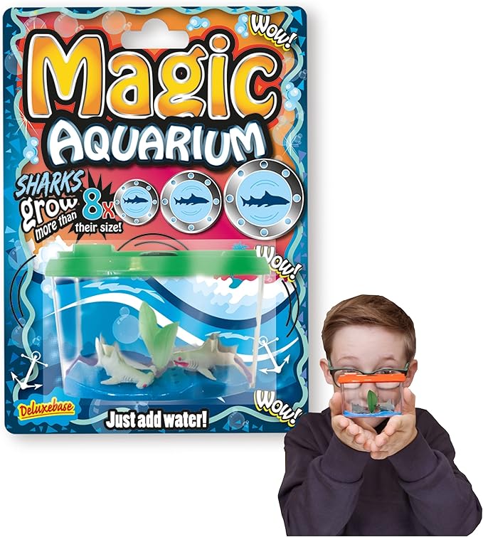 Amazon.com: Magic Aquarium - Sharks by Deluxebase. Small Grow Your Own ...