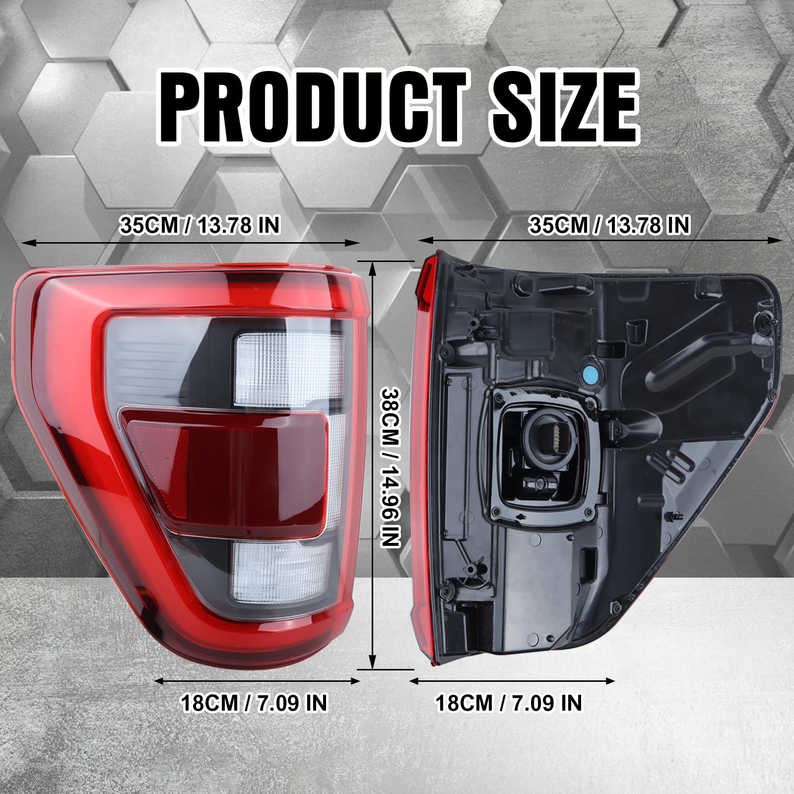 Snapklik.com : SAOKNCE LED Tail Light Assembly Rear Lamps