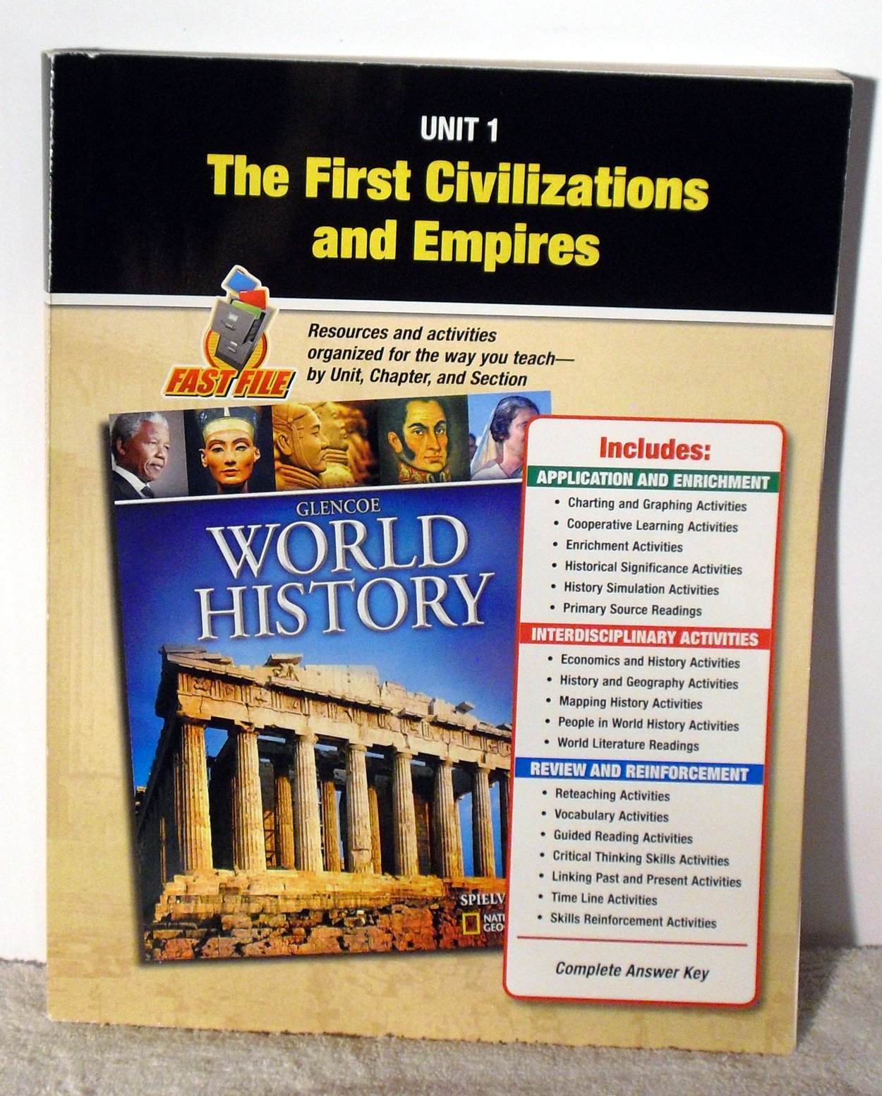 Unit 1 the First Civilizations and Empires (Fast File for Glencoe World ...