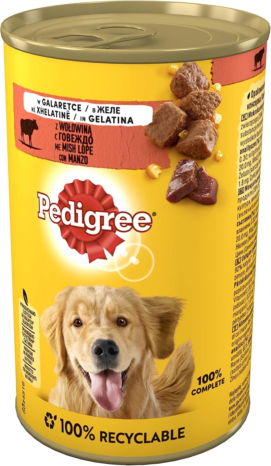 Mars Polska PEDIGREE Boîte de Nourriture Humide pour Chiens 400 g OX/24 ...