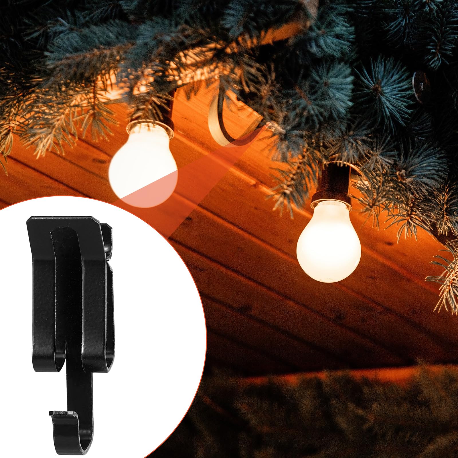 Christmas Lights Gutter Clips For Metal Zonon 100 Pcs Christmas Light