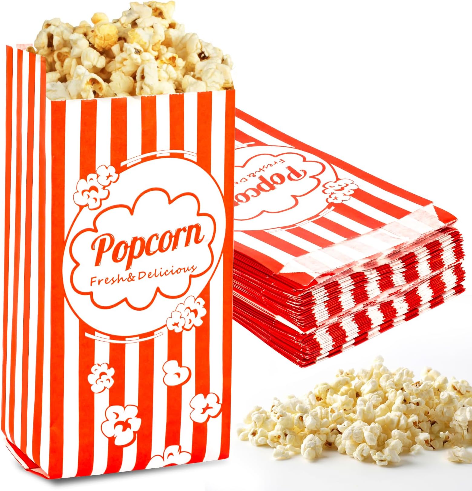 Amazon.com: 200 Pcs Mini Popcorn Boxes for Party Black Popcorn Bags ...