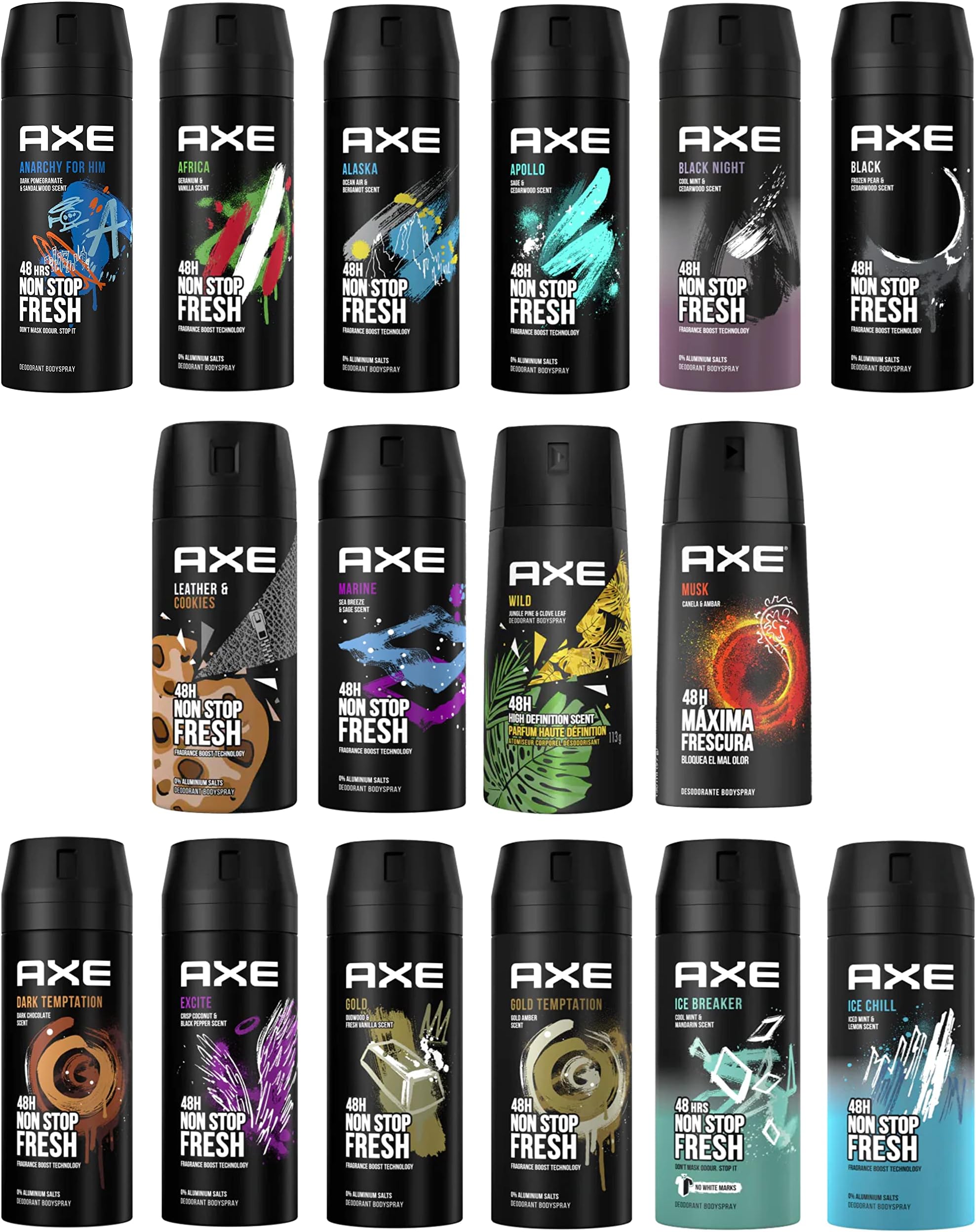 Amazon.com: AXE Body Spray for Men Anarchy 4 oz, Pack of 6 : Patio ...