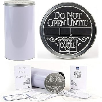 Amazon.com: DIY Gifts - Time Capsule Keepsake Kit Storage Container Tin ...