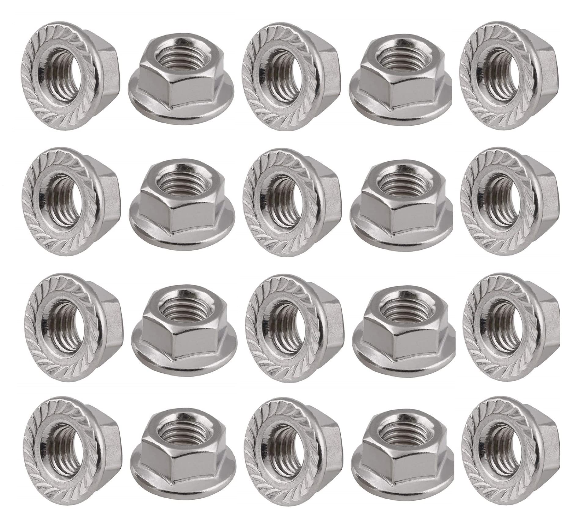 Buy TERF® M10 Serrated Flange Hex Nut M10 (10mm) Hexagonal Serrated ...